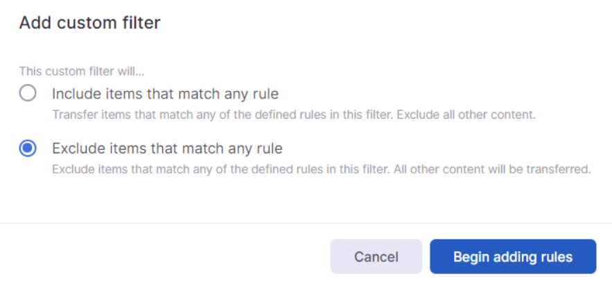 Job filters – Support Home